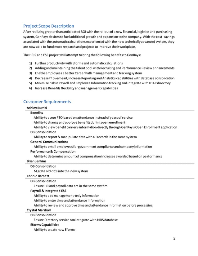 GenRays Project Scope Document | DOCX | Computer Software and Applications | Computing