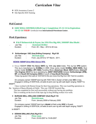 Assistant Driller | PDF