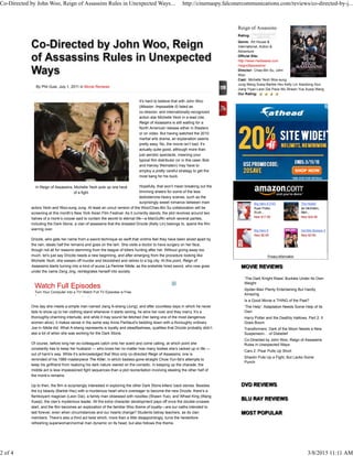 Reign of Assassins, vers 2 | PDF