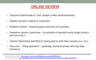 FAKE Review Detection | PDF