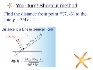 Distance from Line to Point | PPT