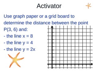 Distance from Line to Point | PPT