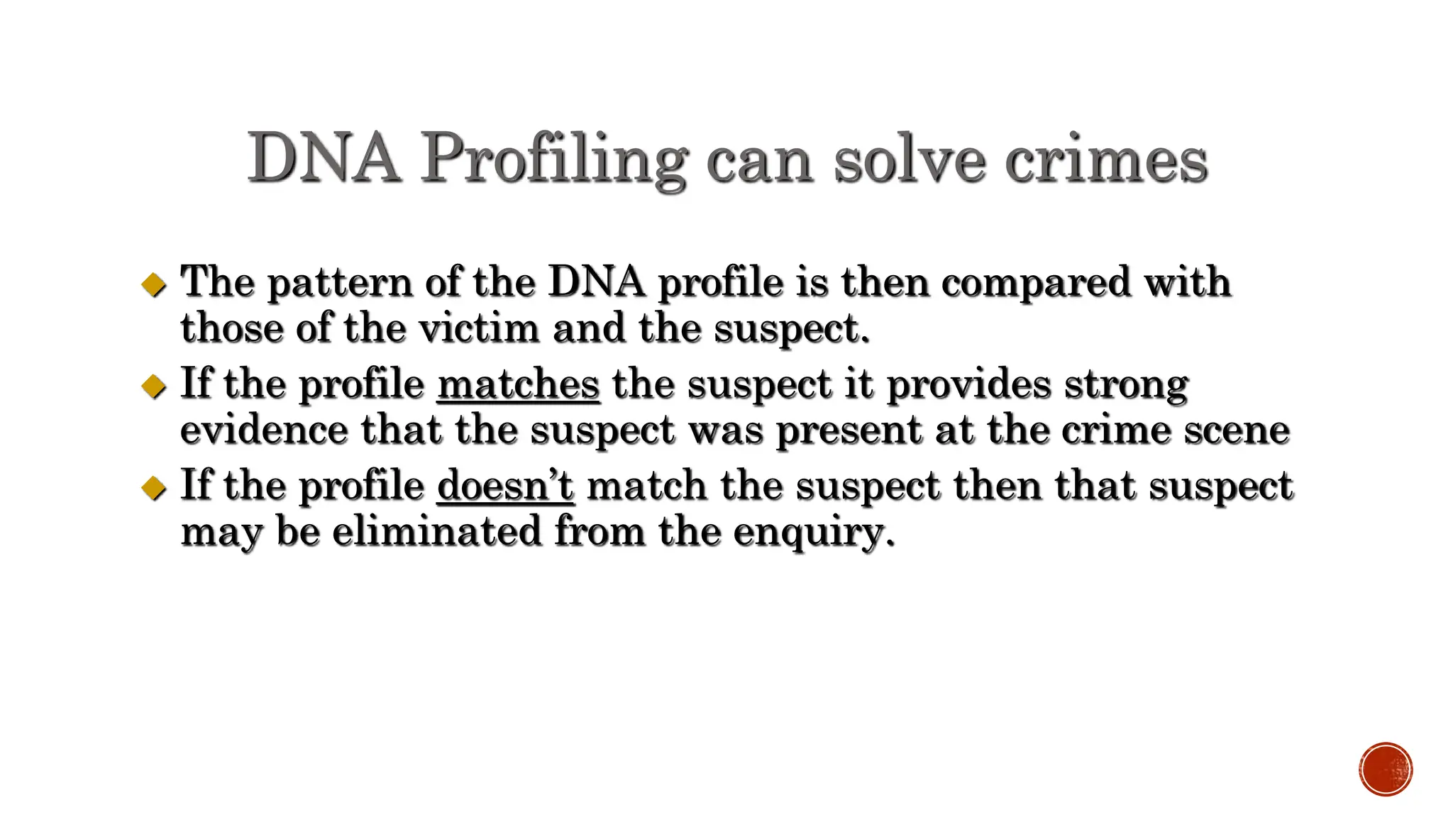 DNA PROFILING FORENSIC MEDICINE, MBBS 3RDYR | PPTX