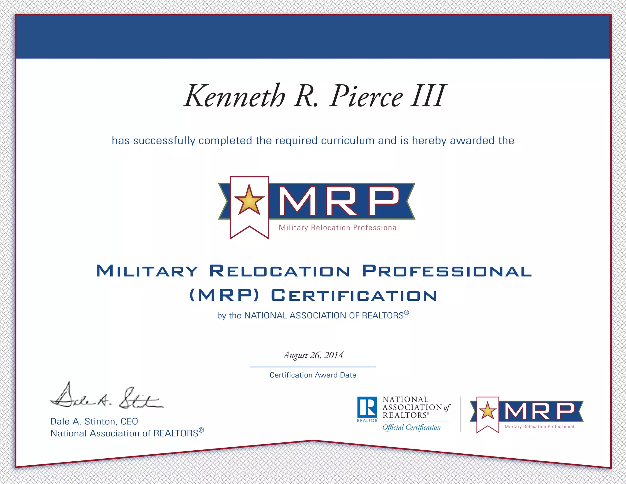KRP - MRP Certificate | PDF