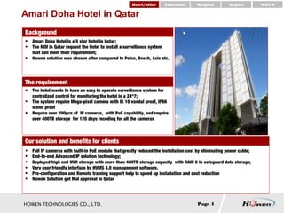 Howen CCTV System worldwide Application-201309 | PPT