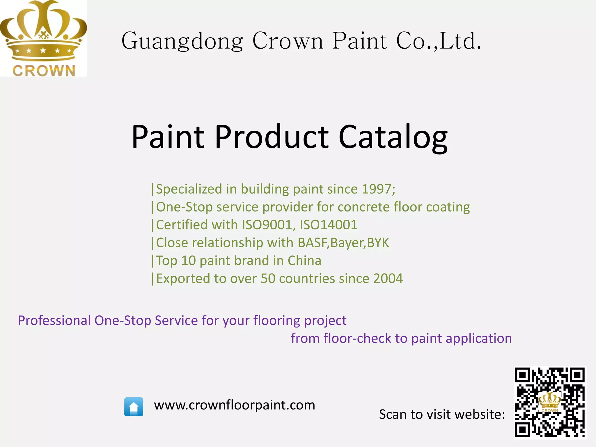 Crown Paint Catalog | PDF