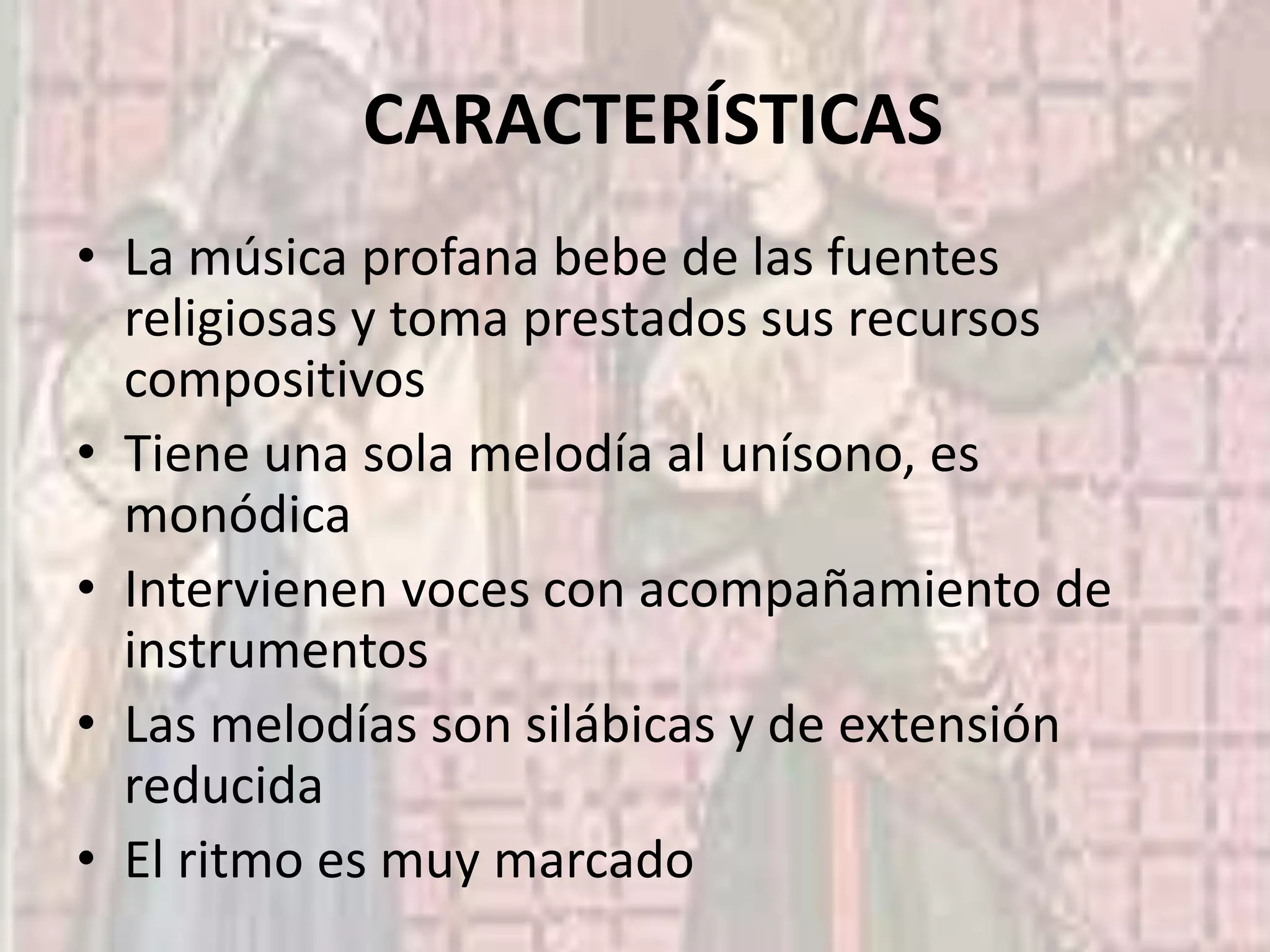 La música profana en la Edad Media | PPTX
