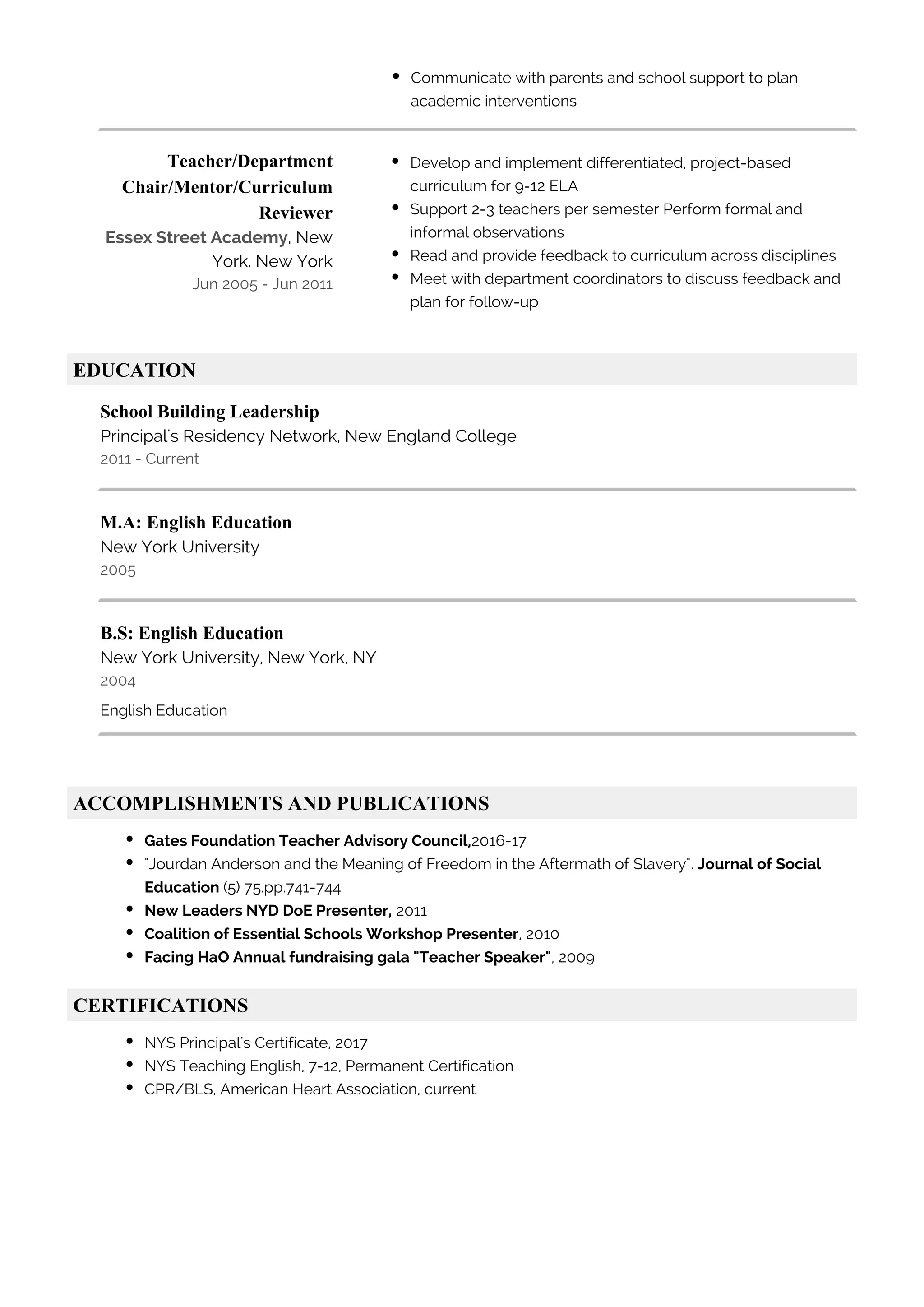 Janelle Pearson-Jackson Resume 16-17' | PDF