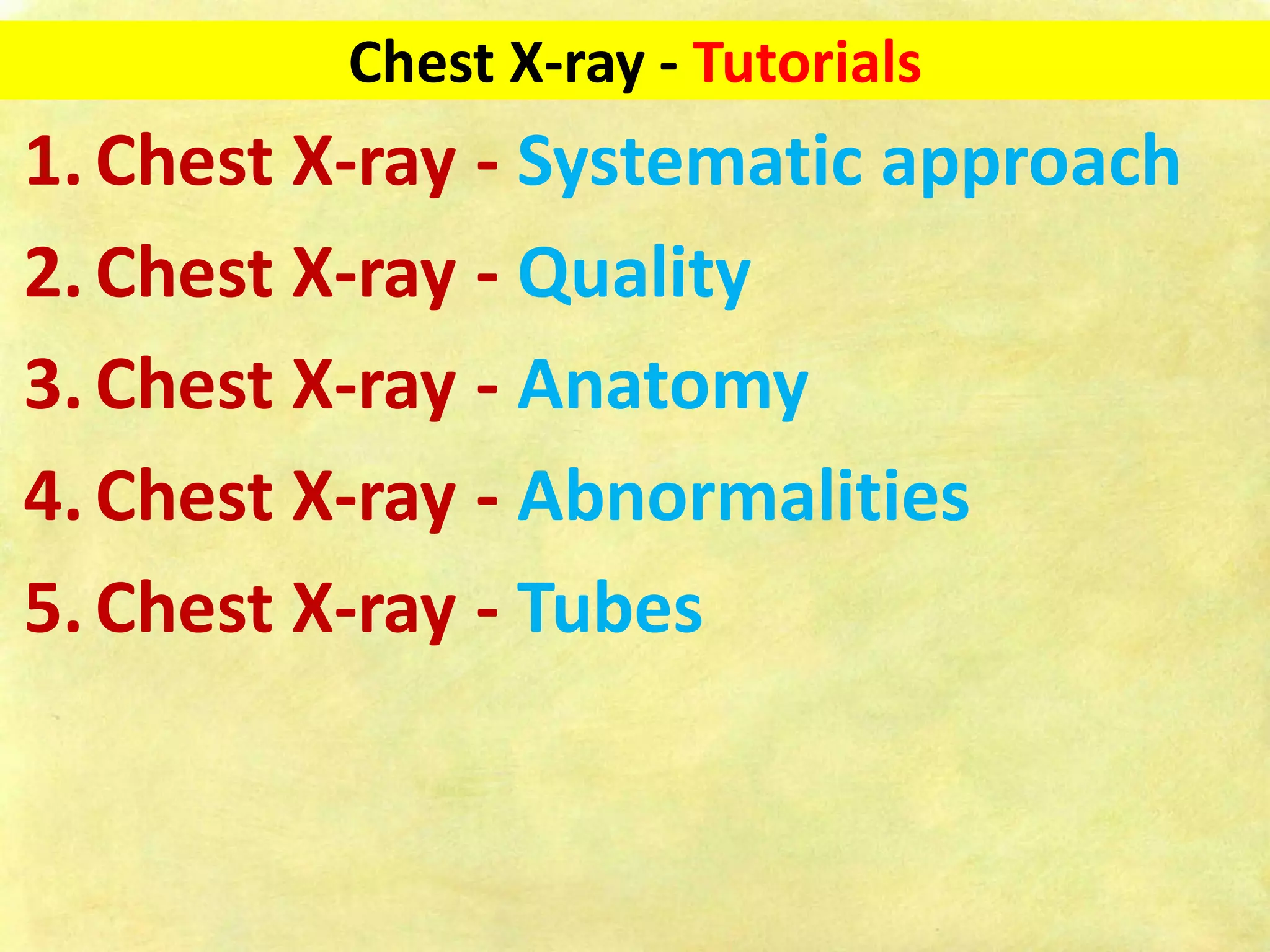 Chest x ray-fundamentals | PDF | Lung and Respiratory Health | Diseases ...