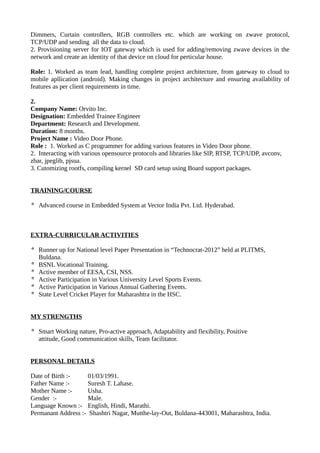shrikant_resume_23_jan_2017 | PDF