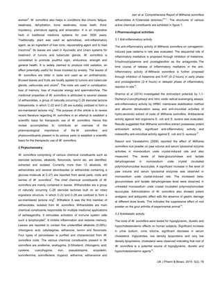 Comprehensive report on phytochemistry and pharmacological prominence | PDF