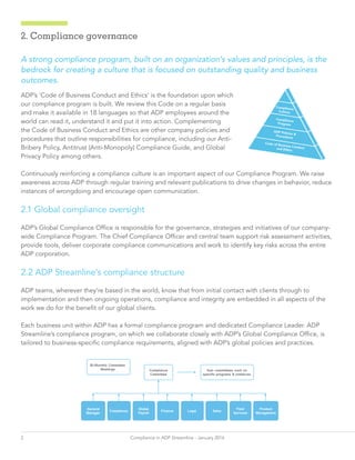 Global Compliance Across the ADP Portfolio | PDF | Financial Regulation ...
