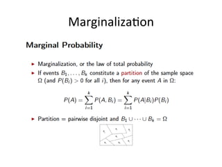 Lecture: Joint, Conditional and Marginal Probabilities | PDF