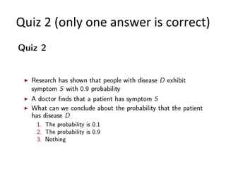 Lecture: Joint, Conditional and Marginal Probabilities | PDF