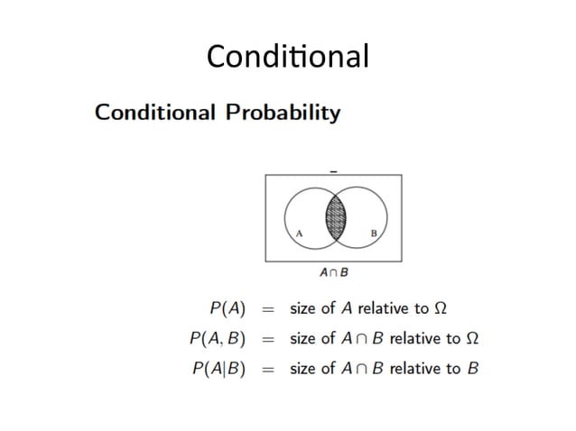 Lecture: Joint, Conditional and Marginal Probabilities | PDF