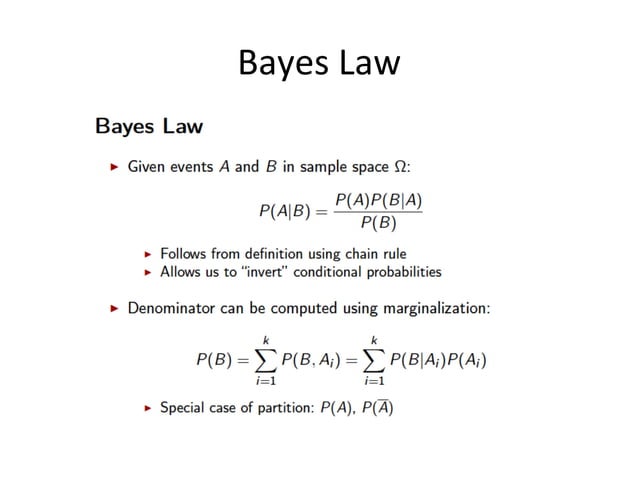 Lecture: Joint, Conditional and Marginal Probabilities | PPT
