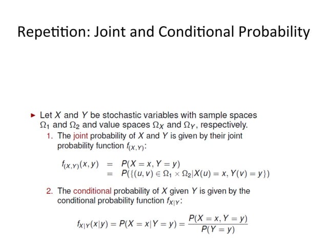 Lecture: Joint, Conditional and Marginal Probabilities | PPT
