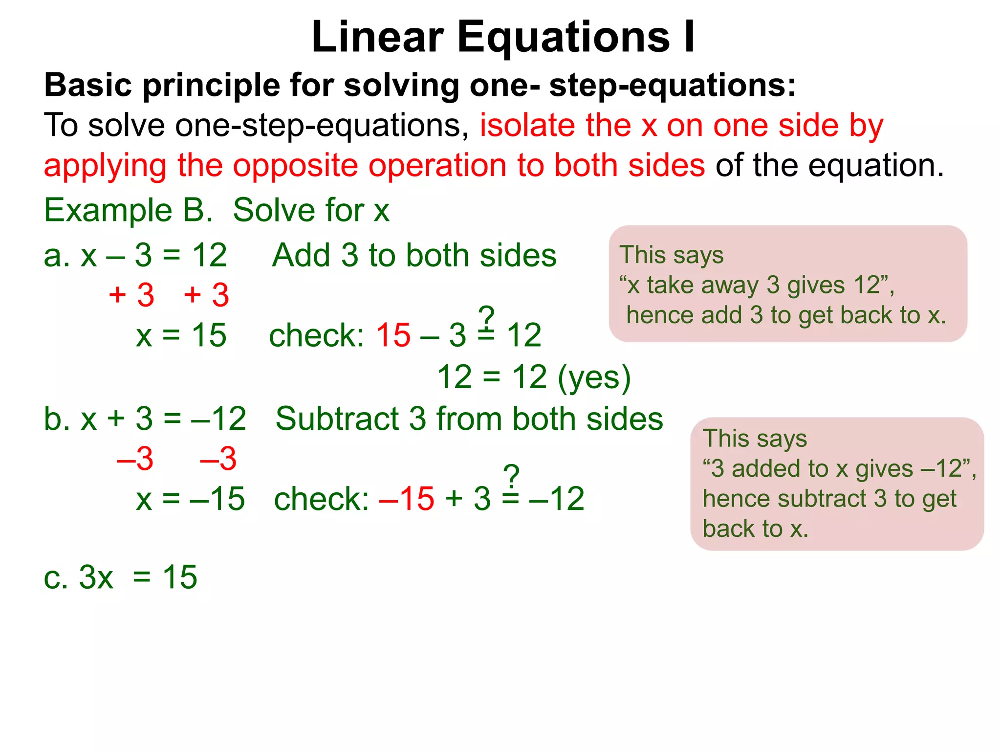 42 linear equations | PPT