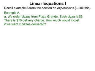 42 linear equations | PPTX