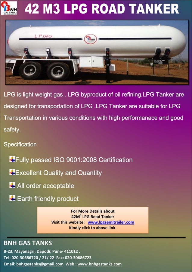 42 m3 lpg road tanker | PDF