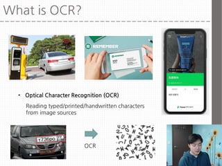 A brief introduction to OCR (Optical character recognition) | PPT