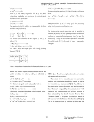 Mathematical Modeling of Security Issues of WLAN’s using Space Time Processing in | PDF