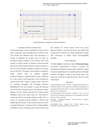 Mathematical Modeling of Security Issues of WLAN’s using Space Time Processing in | PDF