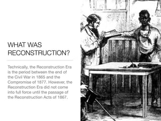 42 Reconstruction Begins | PDF
