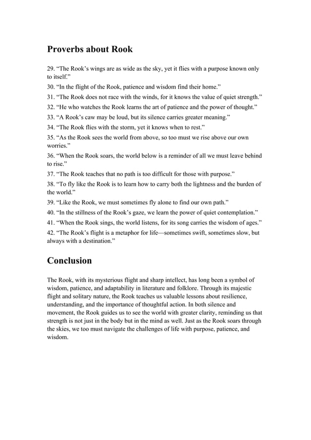 42 Rook Quotes, Sayings, and Proverbs.docx