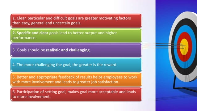 Goal-Setting Theory of Motivation | PPTX