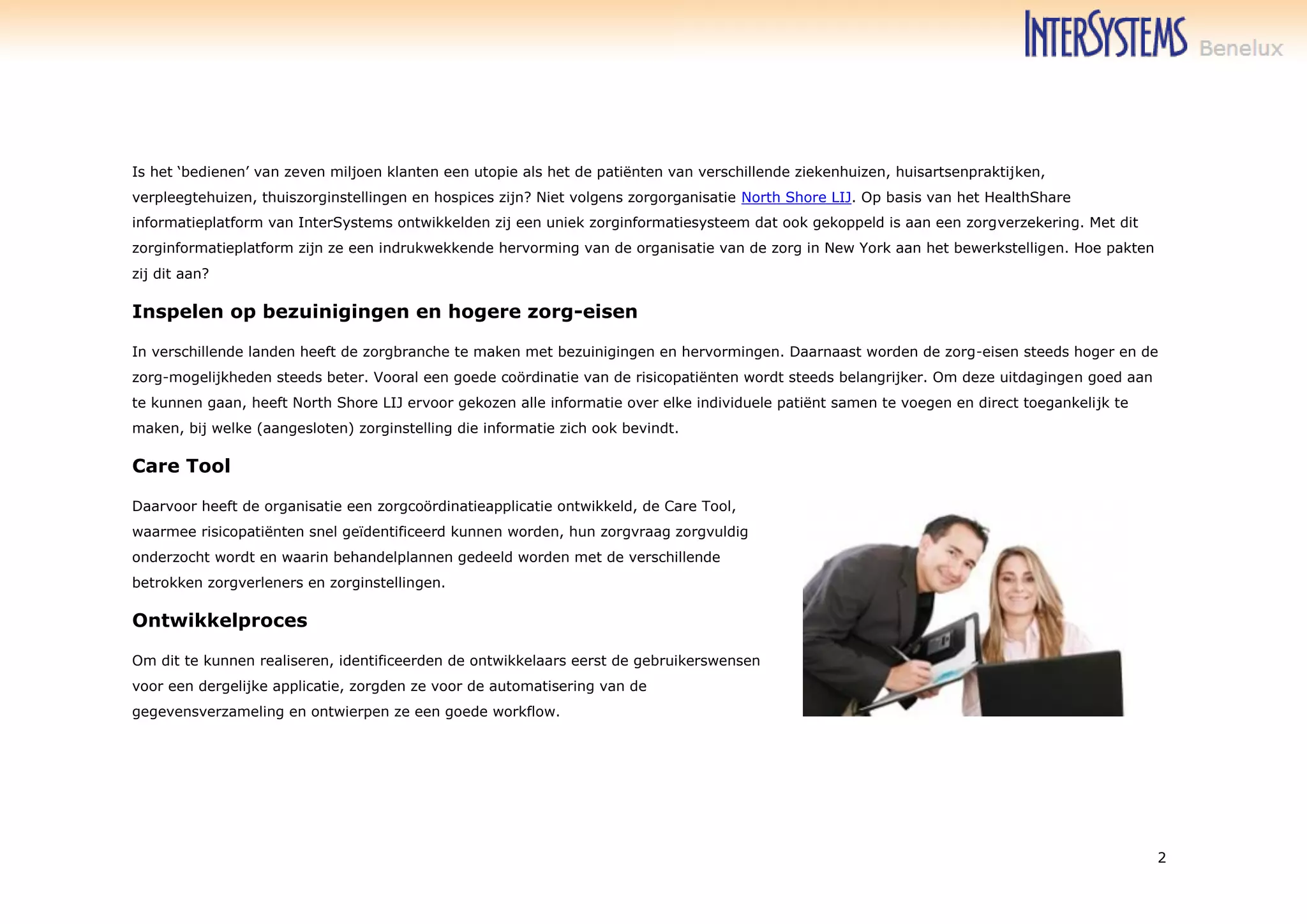 Patiënteninformatie: hoe ontwikkel je een geïntegreerd ...