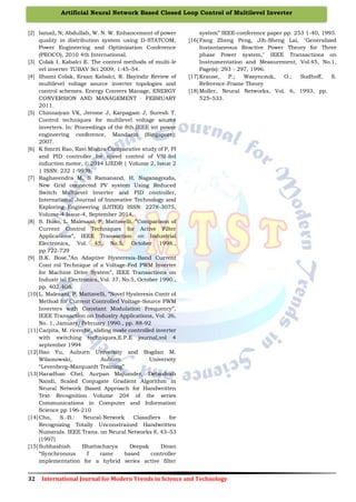 Artificial Neural Network Based Closed Loop Control of Multilevel Inverter | PDF