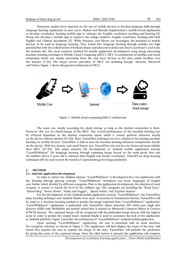 Development of vocabulary learning application by using machine learning technique | PDF ...