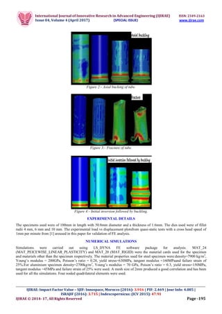Numerical Analysis of Inversion of Circular Tubes | PDF