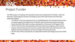 Integrating Pharmacists - JCU - Assoc Prof Sophie Couzos | PPT