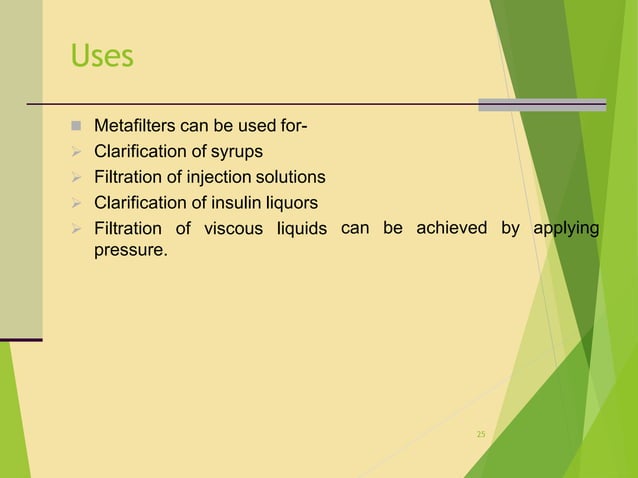 FILTRATION, THEORY OF FILTRATION, APPLICATION OF FILTRATION ...