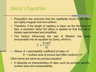 FILTRATION, THEORY OF FILTRATION, APPLICATION OF FILTRATION ...