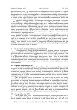 Effective tocotrienol dosage traceability system using blockchain technology | PDF