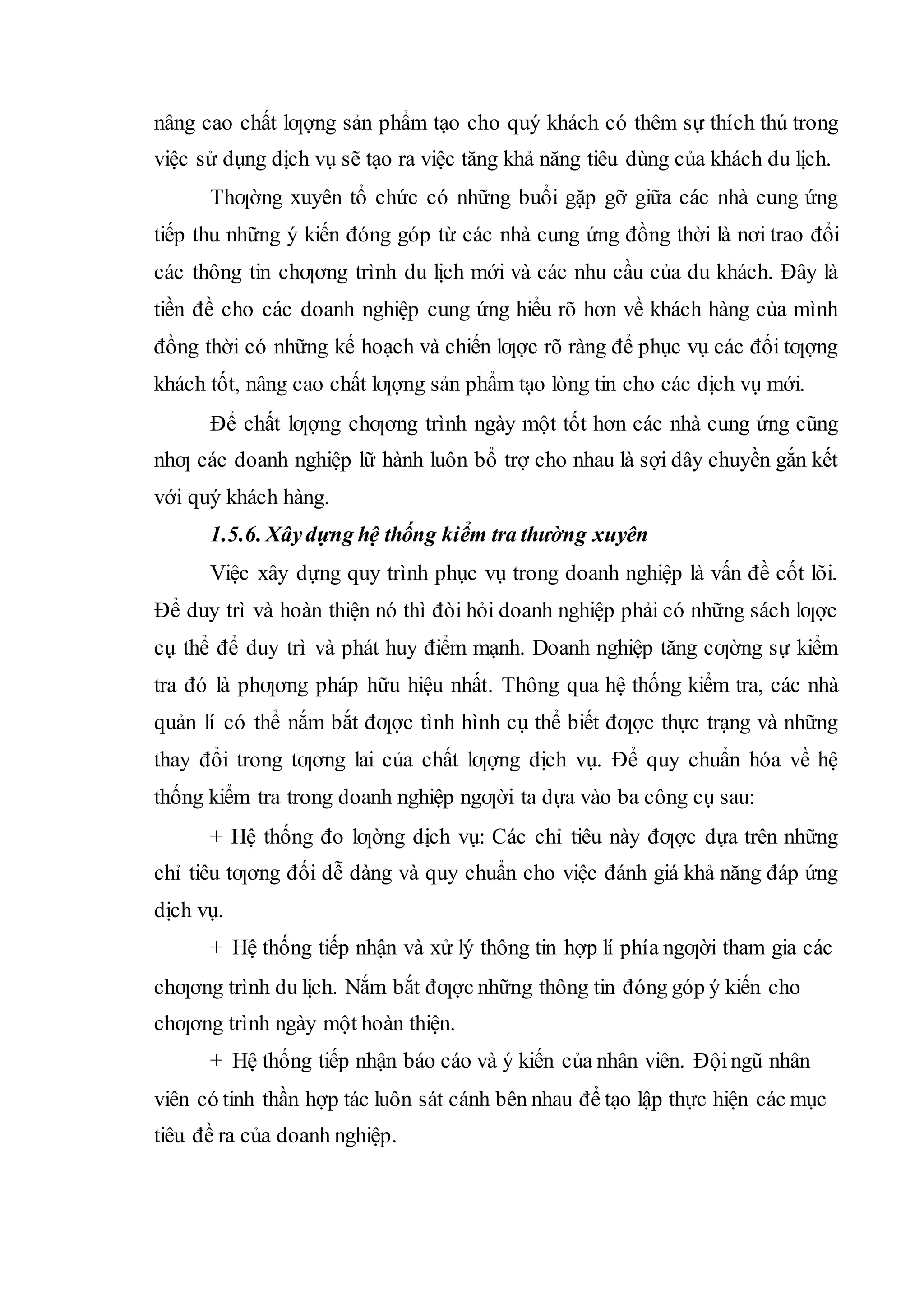 Khóa luận: Giải pháp nâng cao chất lượng chương trình du lịch tại công ...