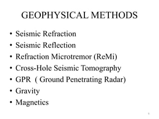 Application and innovation of geophysics | PPTX