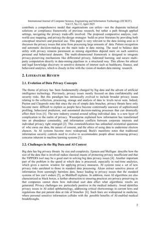 Harnessing AI for Data Privacy through a Multidimensional Framework | PDF