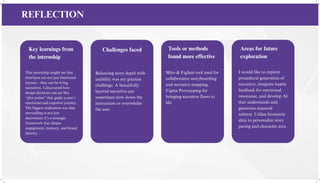 A Graphic Designing Project on "Story-Driven Interfaces" | PDF