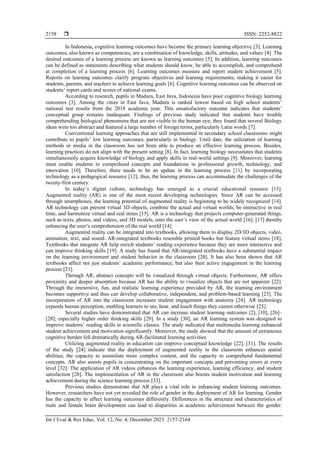 Implementing augmented reality to improve students’ biology learning outcomes: Gender-based ...