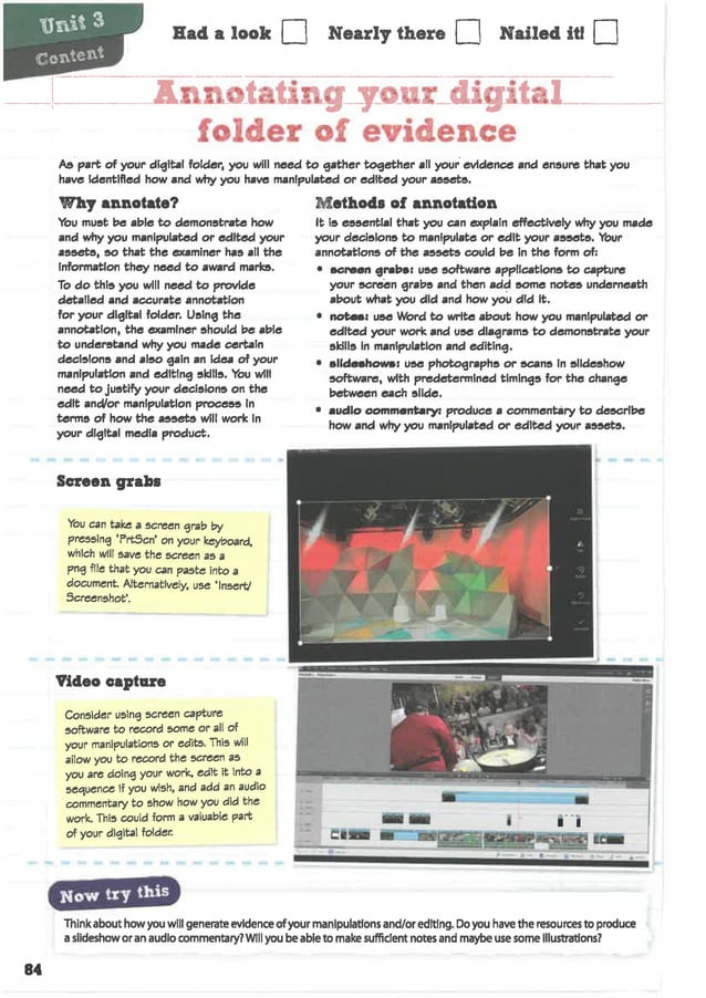 Unit 3 Digital Media Production Revision Pack | PDF