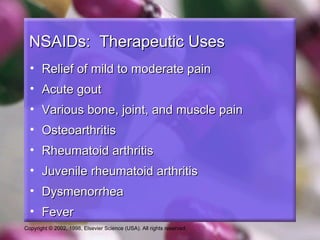Anti-inflammatory agents and nsaids | PPS