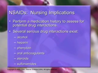 Anti-inflammatory agents and nsaids | PPS