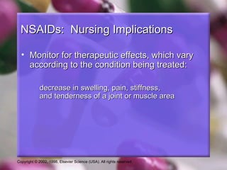 Anti-inflammatory agents and nsaids | PPS