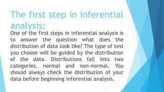 Application of Computer in Inferential Analysis | PPTX
