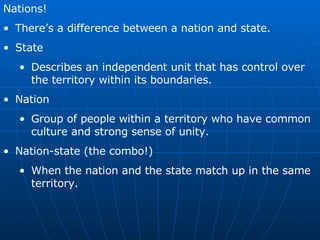 4.3 - Political Geography | PPT