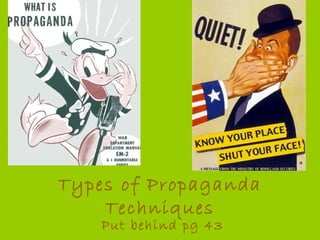 Propaganda Techniques | PPT